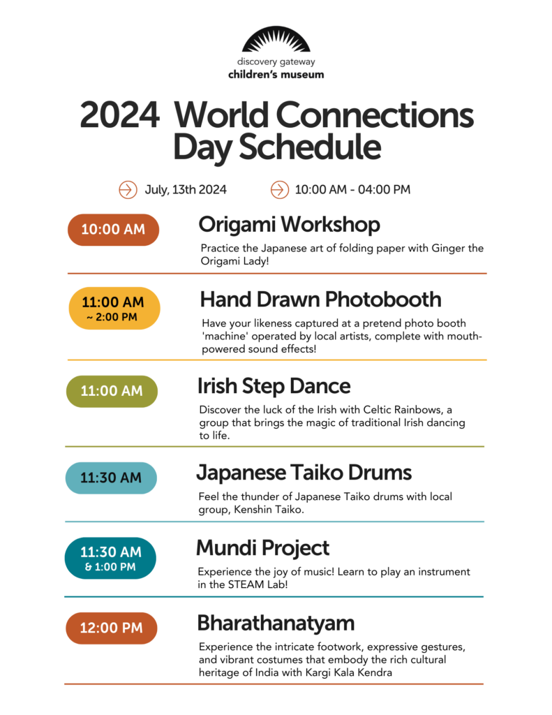World Connections Day 2024 – Discovery Gateway Children's Museum